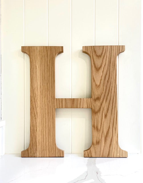 Super Size Wooden Letters – Heartland Bespoke Gifts