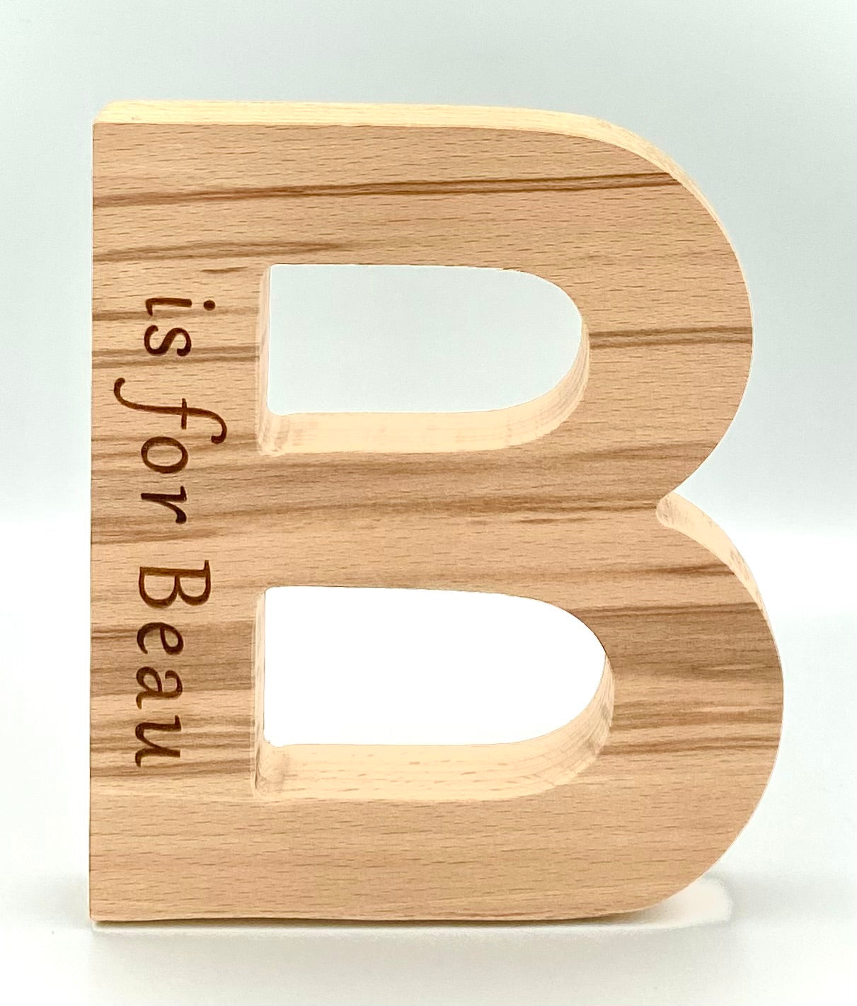 Wooden Baby's Letter – Heartland Bespoke Gifts