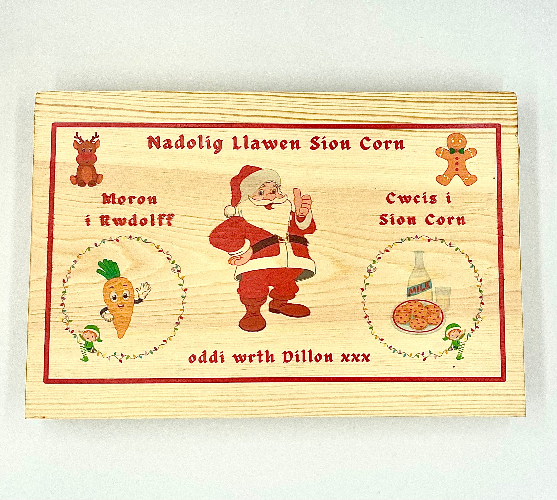 Welsh Santa Tray – Heartland Bespoke Gifts
